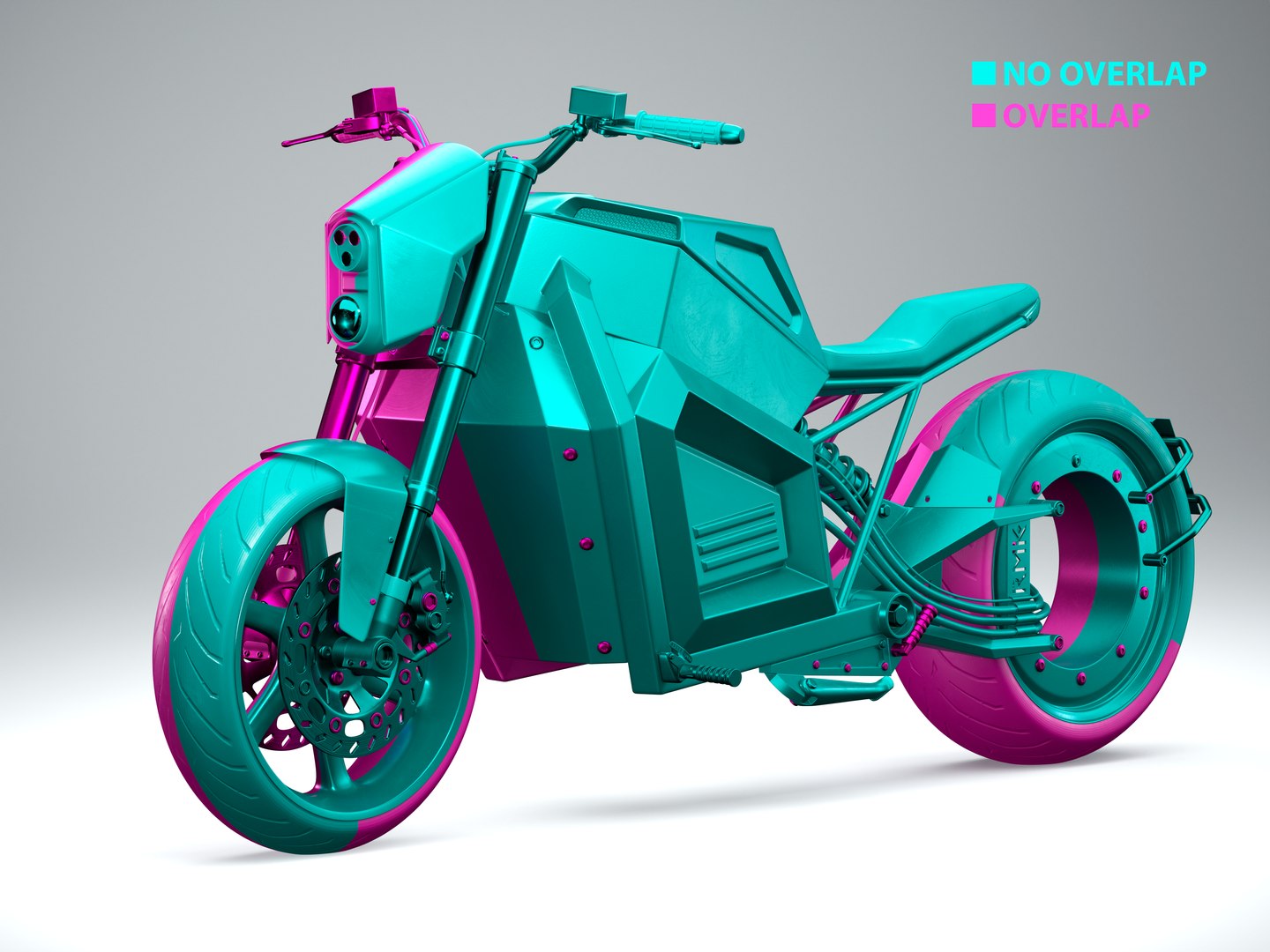 RMK E2 Electric Motorcycle Aquamarine 3D Model - TurboSquid 2212575