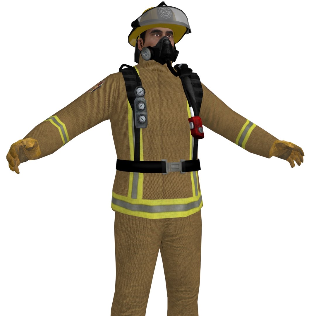 3d fireman ready