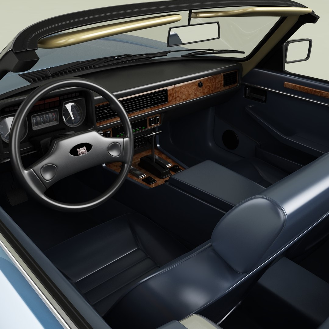 Jaguar XJ-S Cabrio 3D Model - TurboSquid 2090552