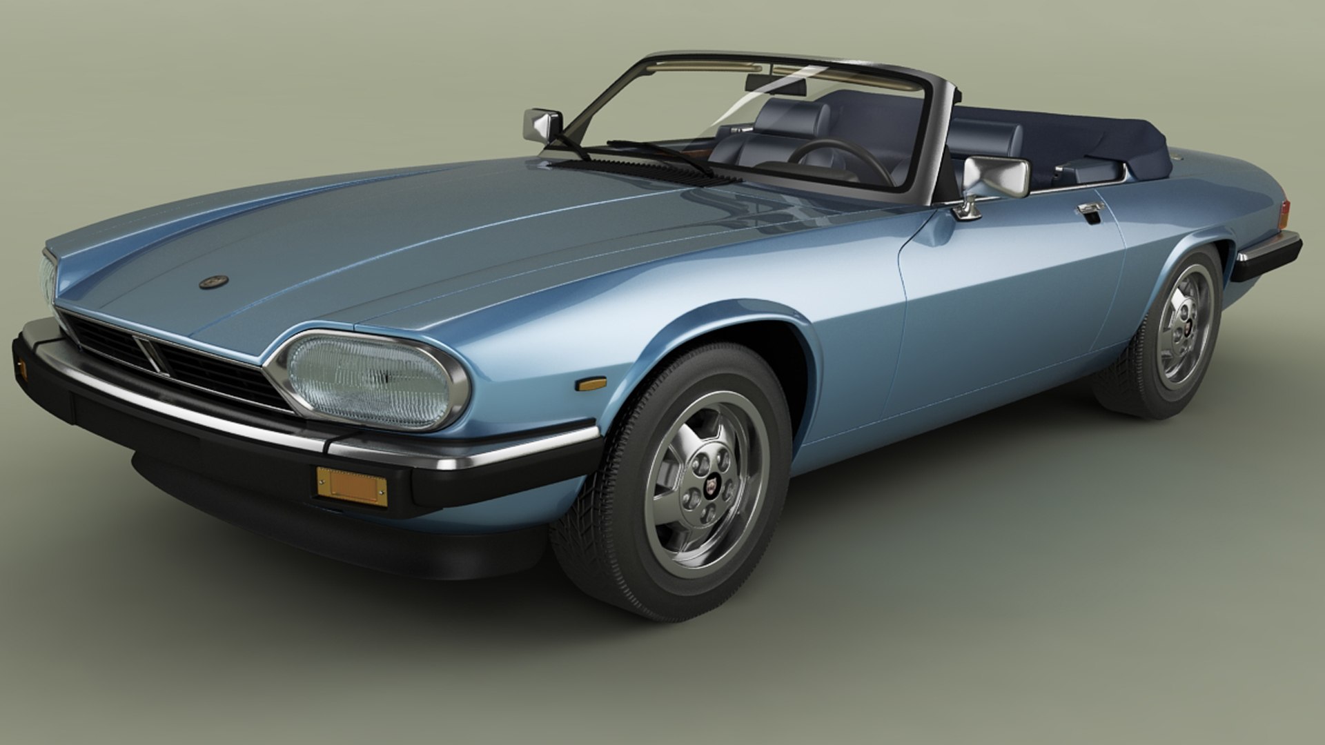 Jaguar XJ-S Cabrio 3D Model - TurboSquid 2090552