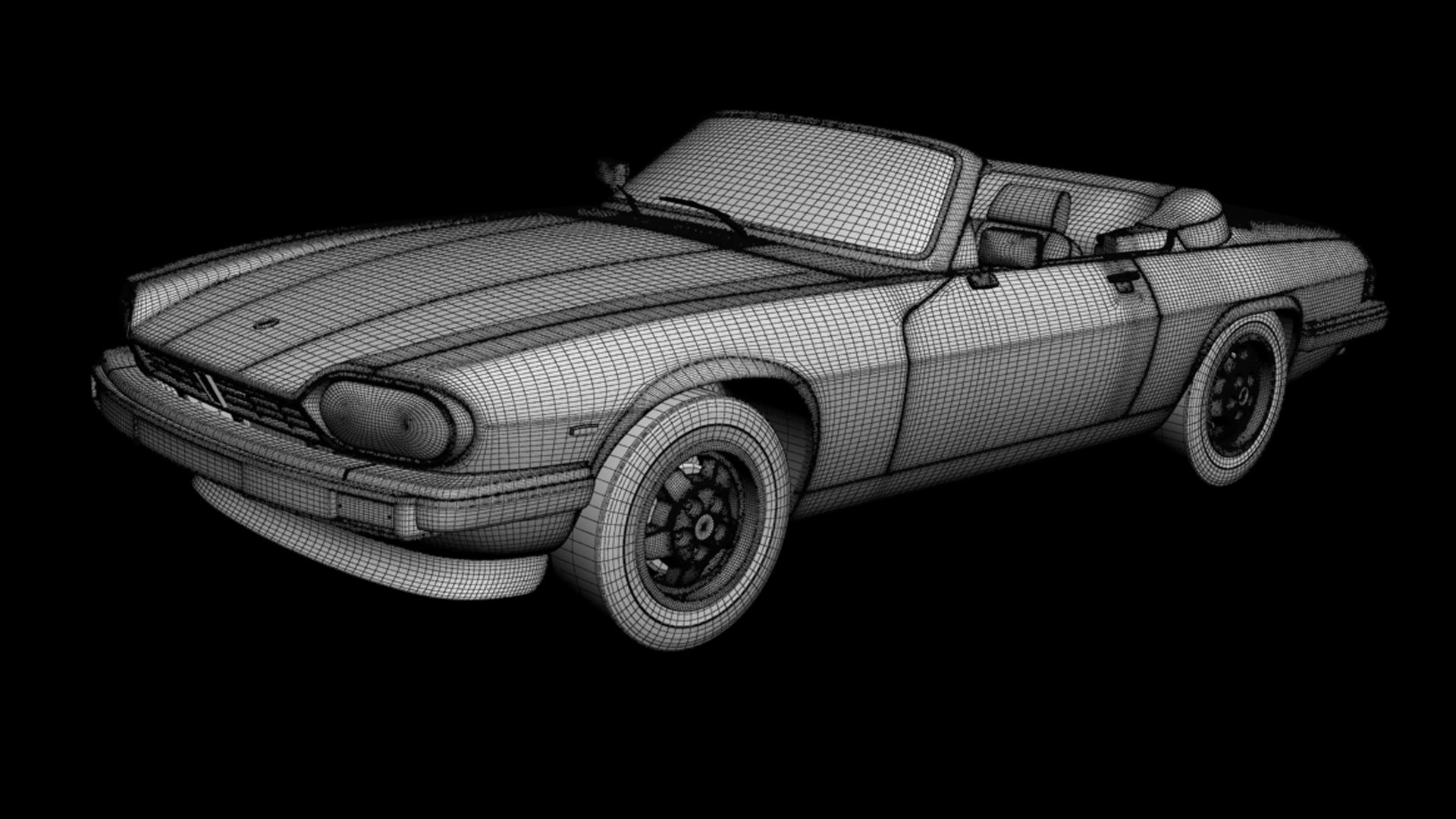 Jaguar XJ-S Cabrio 3D Model - TurboSquid 2090552