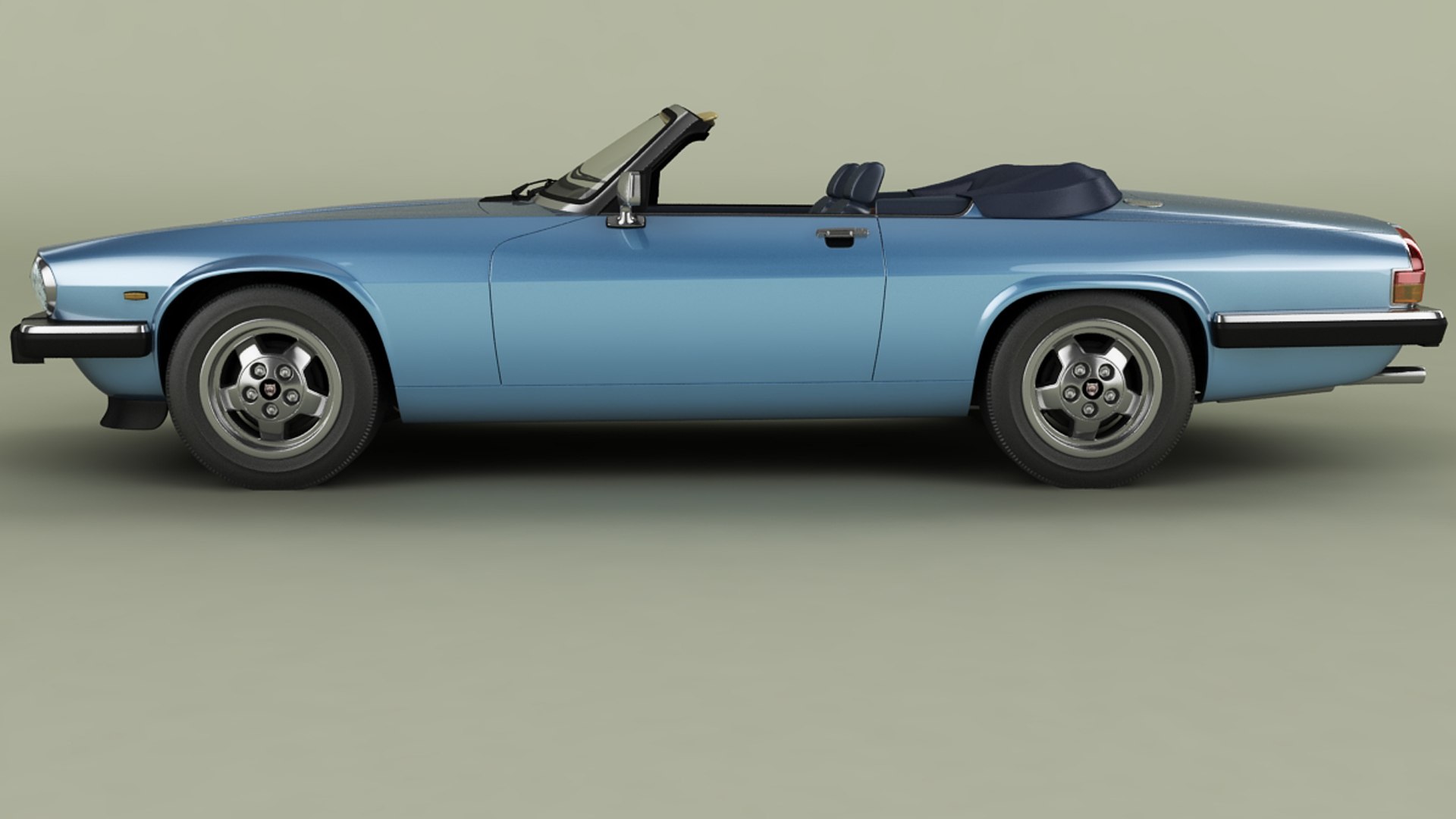Jaguar XJ-S Cabrio 3D Model - TurboSquid 2090552