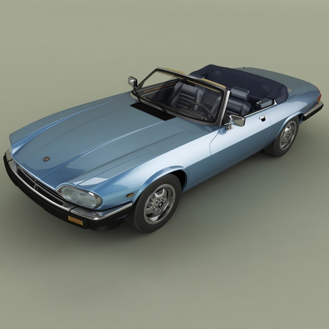 Jaguar XJ-S Cabrio 3D Model - TurboSquid 2090552
