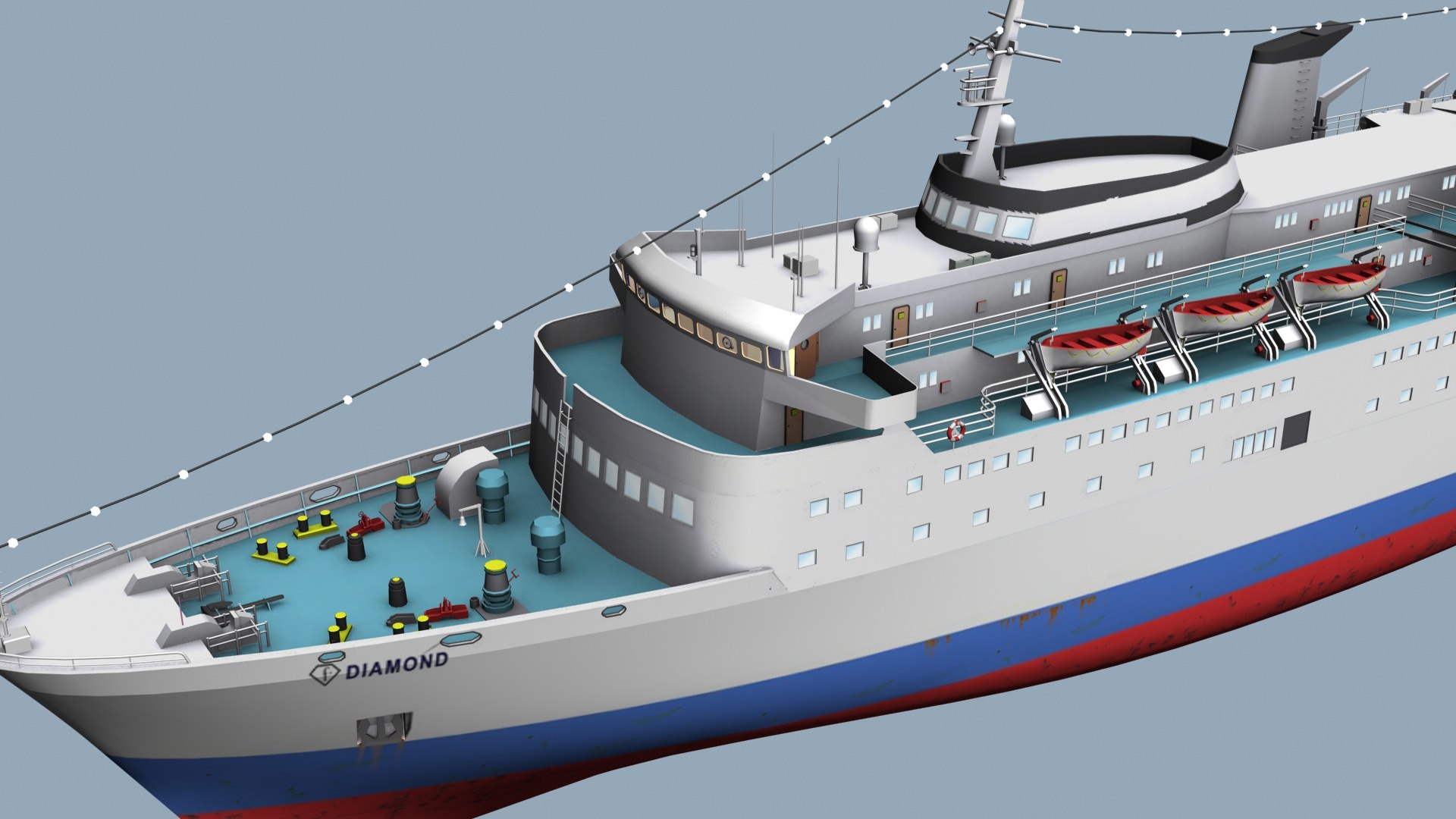 3D F Diamond Ship - TurboSquid 1657024