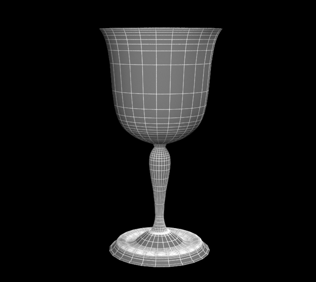 3d Model Vintage Goblet