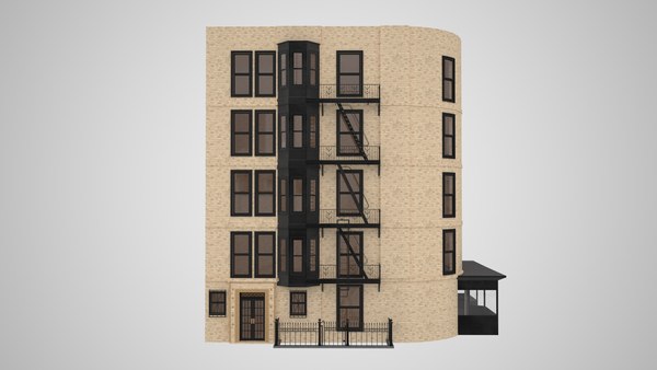 modelo 3d 10 edificios de Brooklyn - TurboSquid 1951807