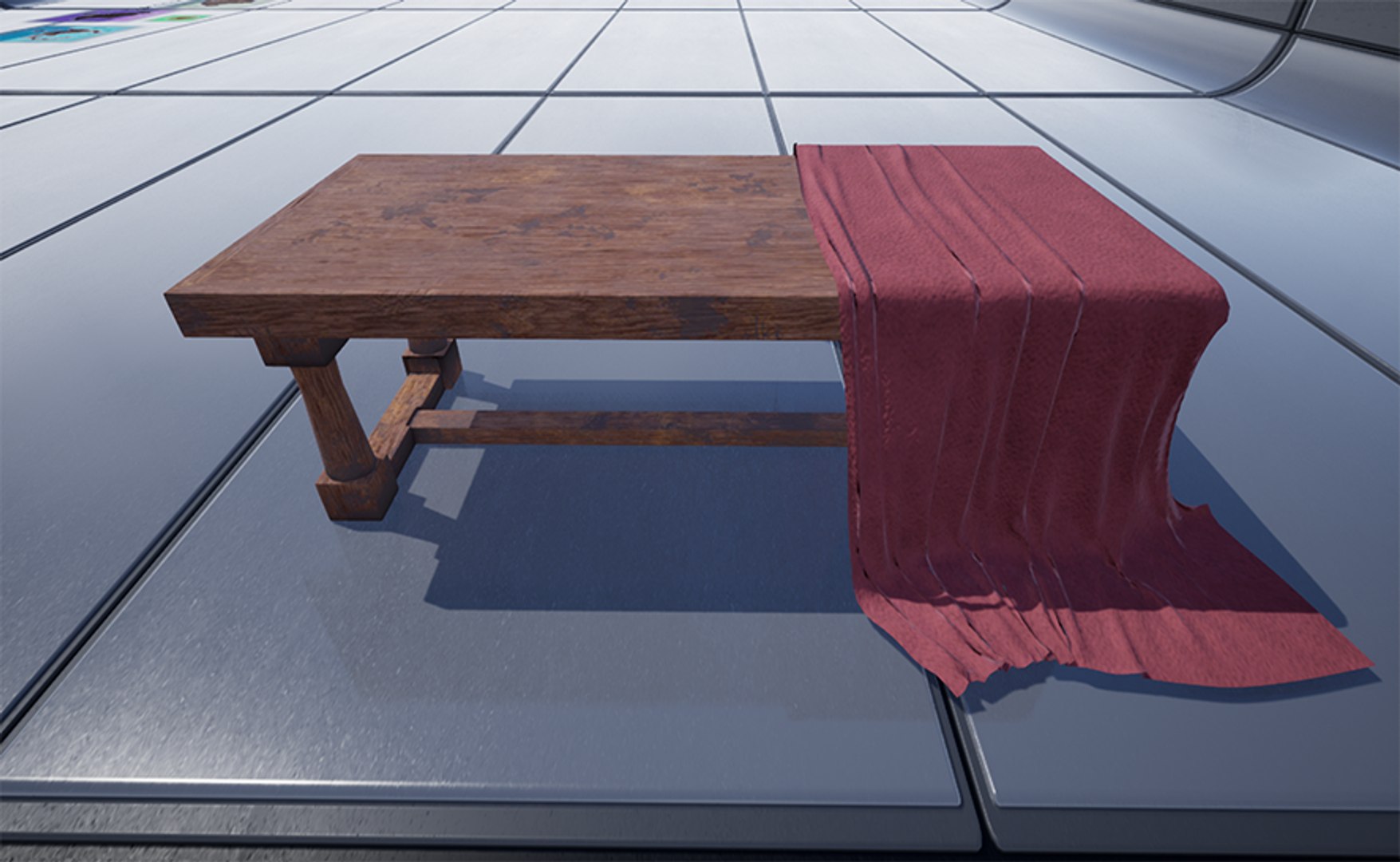 3D Table Environment Model - TurboSquid 1407302
