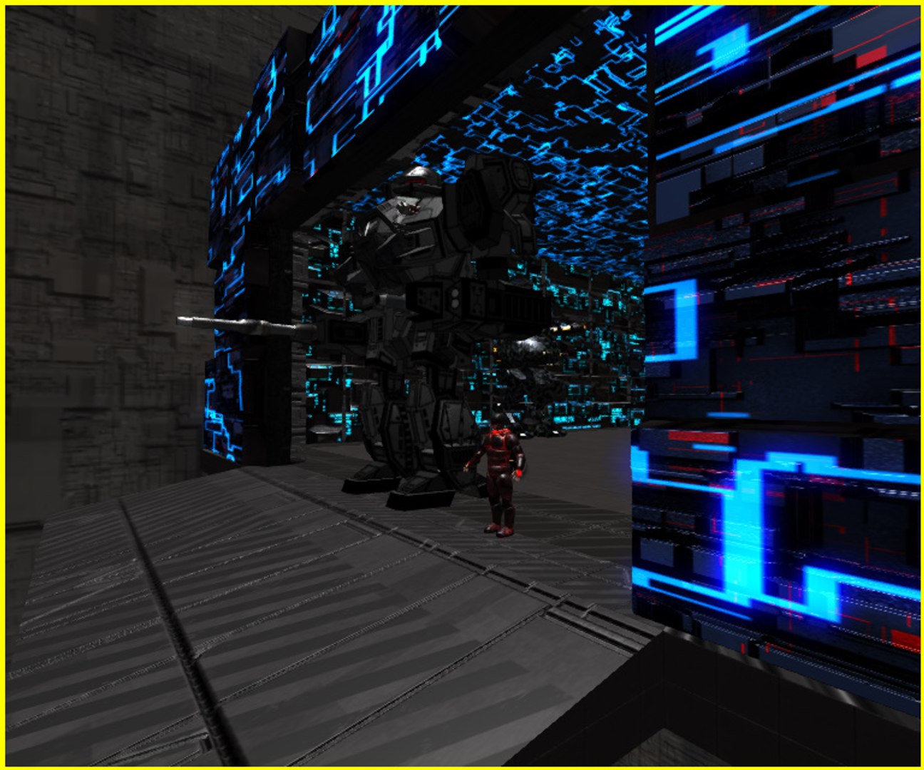 3D Mech Greebled Hangar - TurboSquid 1275136