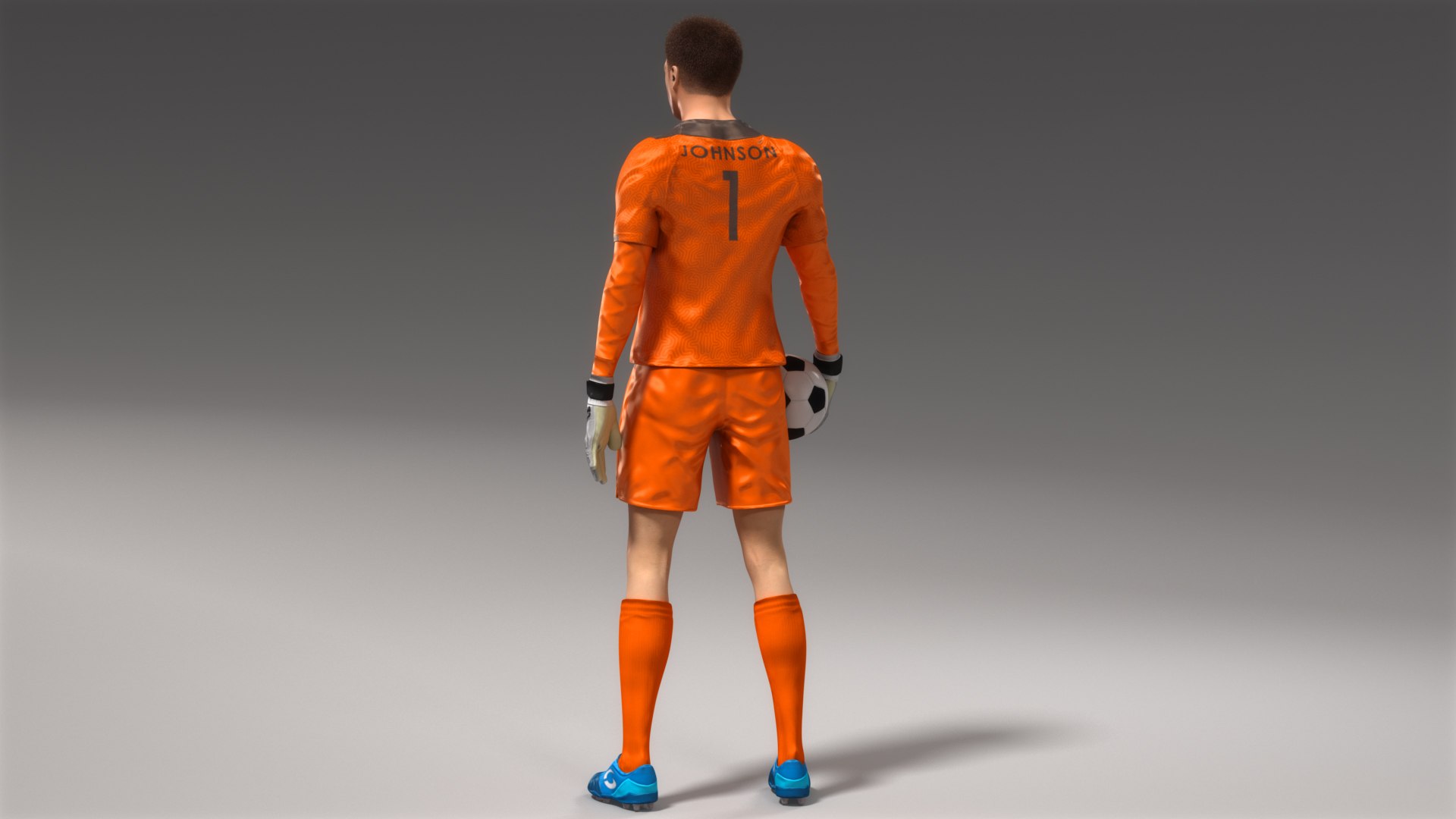 3D Male Soccer And Goalkeeper Players Animated HQ Model - TurboSquid ...