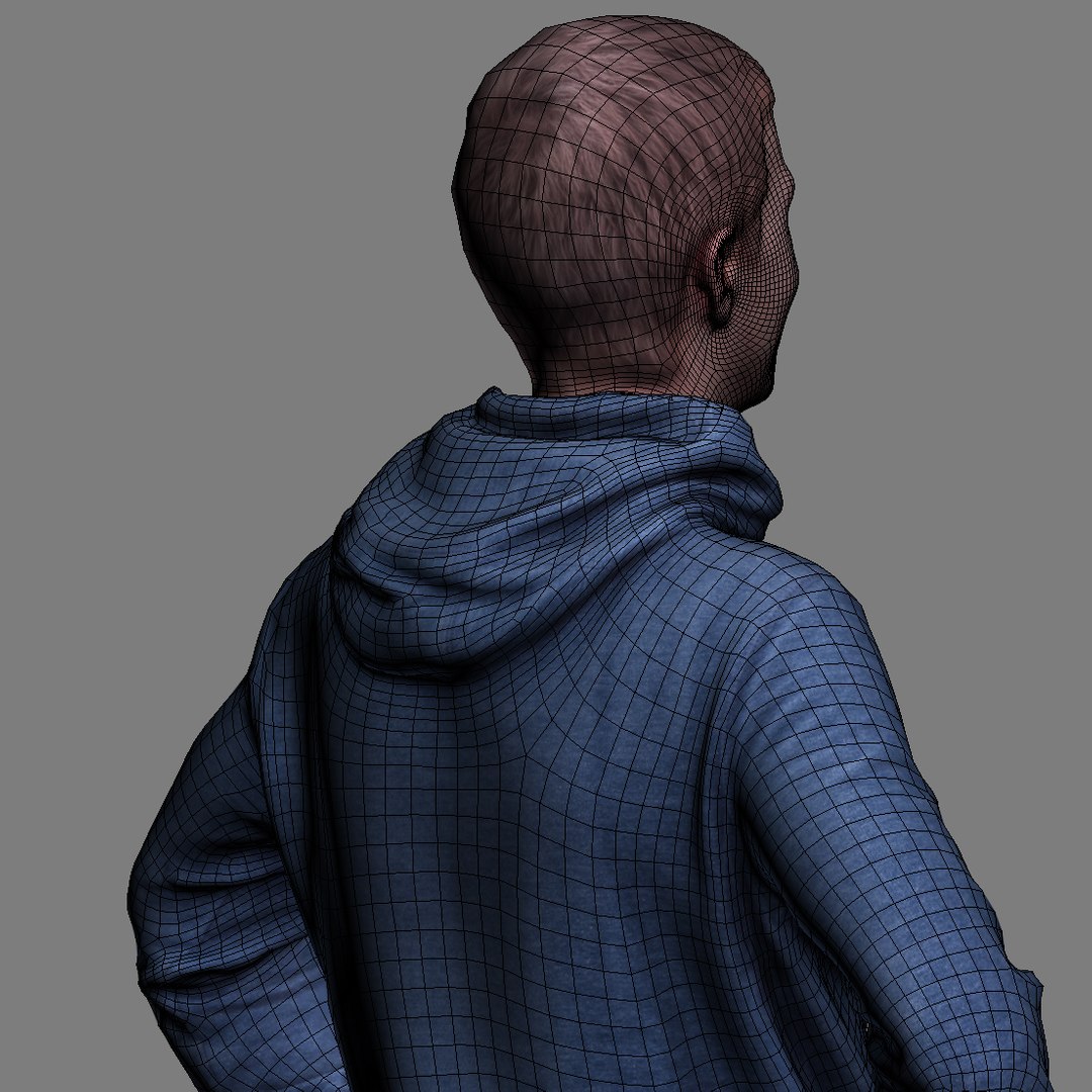 realistic human 3d model