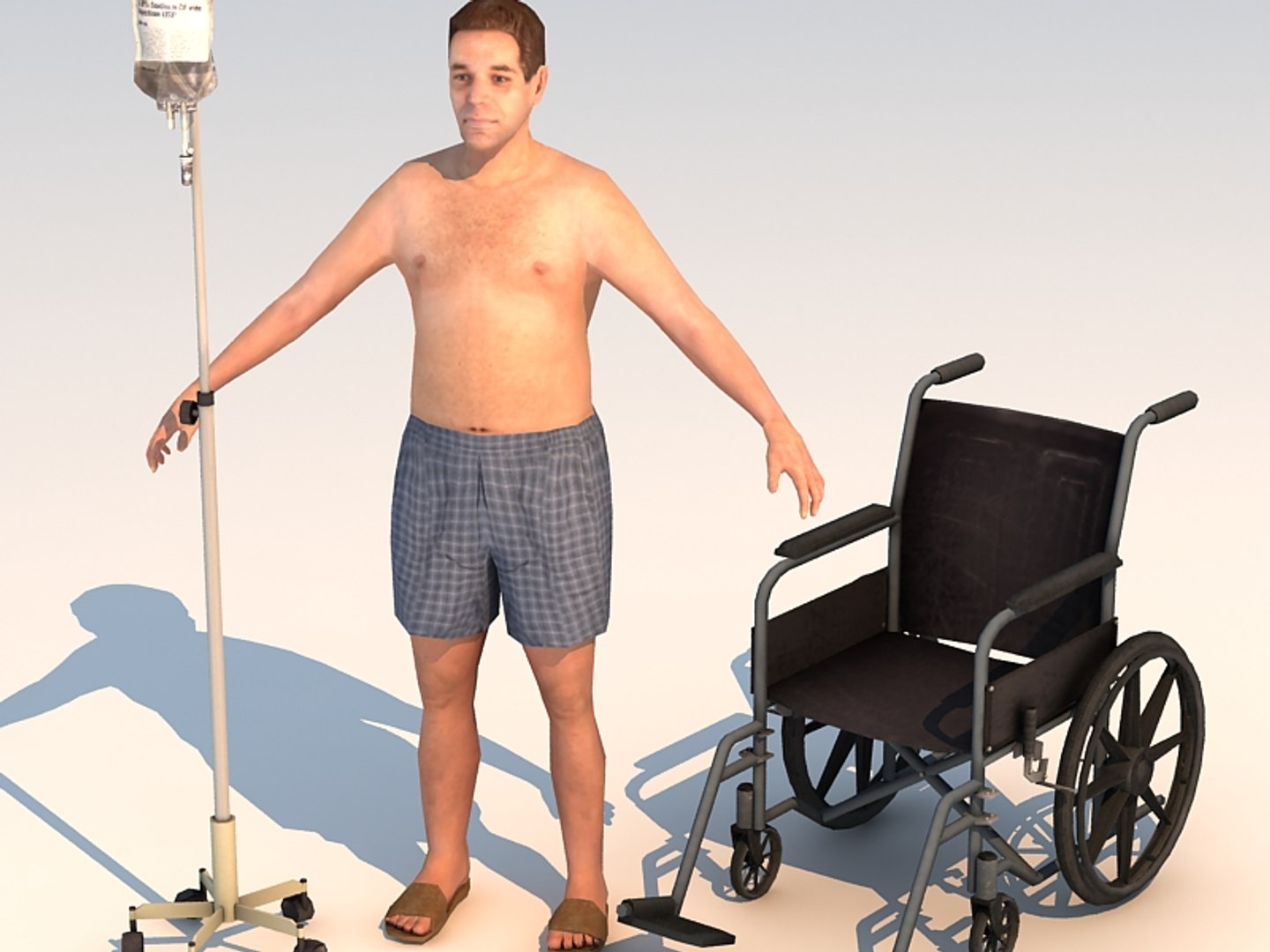 Games Patient 3d Model