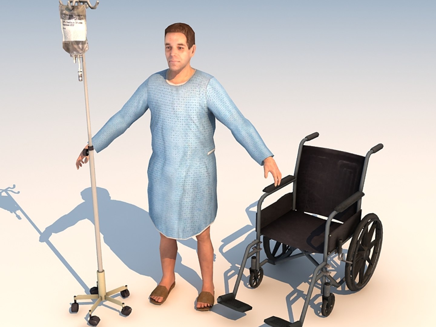 Games Patient 3d Model