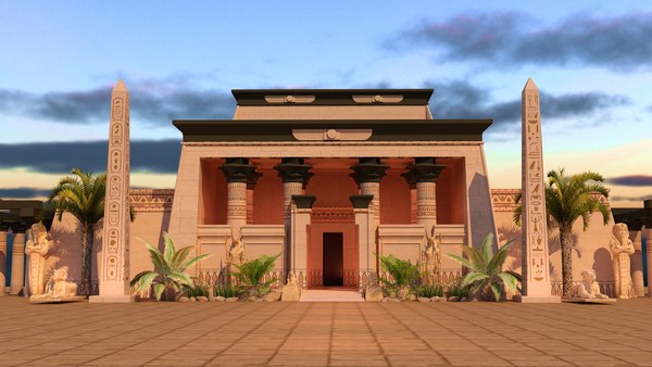 Zewnętrzny Pałac Faraona - 2021 - Vol 01 Model 3D - TurboSquid 1845229