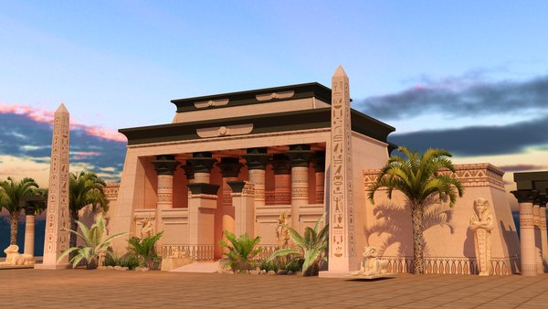 modelo 3d Palacio exterior del faraón - 2021 - Vol 01 - TurboSquid 1845229
