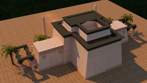 modelo 3d Palacio exterior del faraón - 2021 - Vol 01 - TurboSquid 1845229