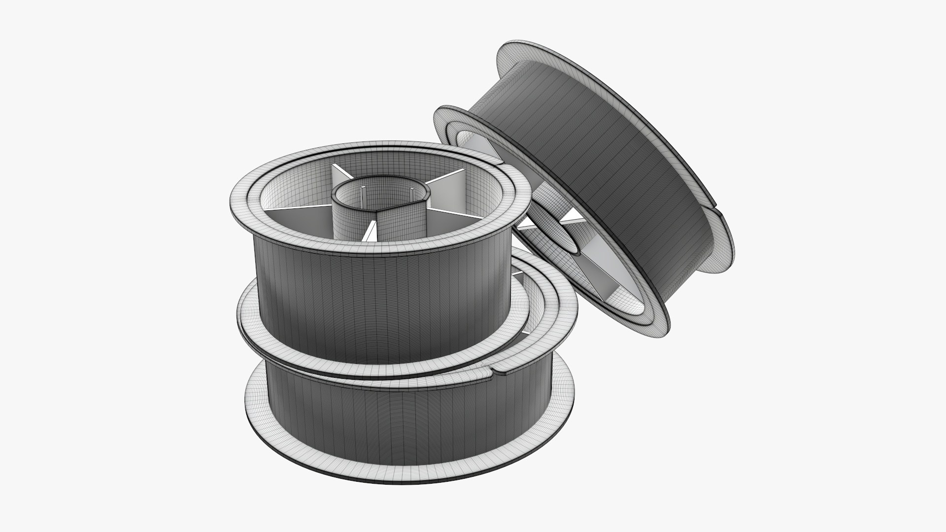 Fishing Spool Line 3D Model - TurboSquid 1666451