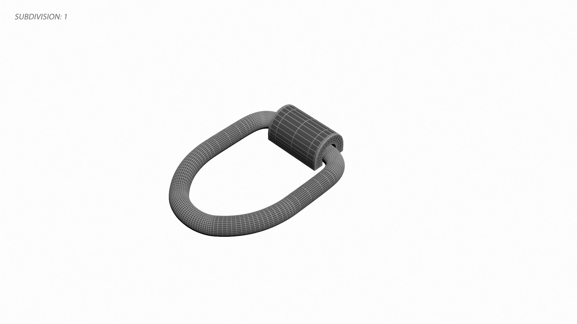 3d Model Duty Tie-down D-ring