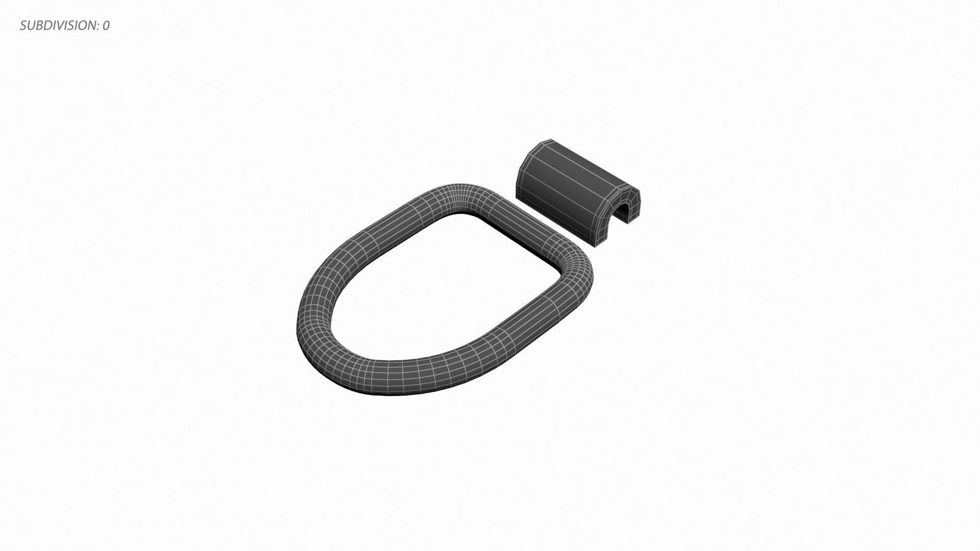 3d Model Duty Tie-down D-ring
