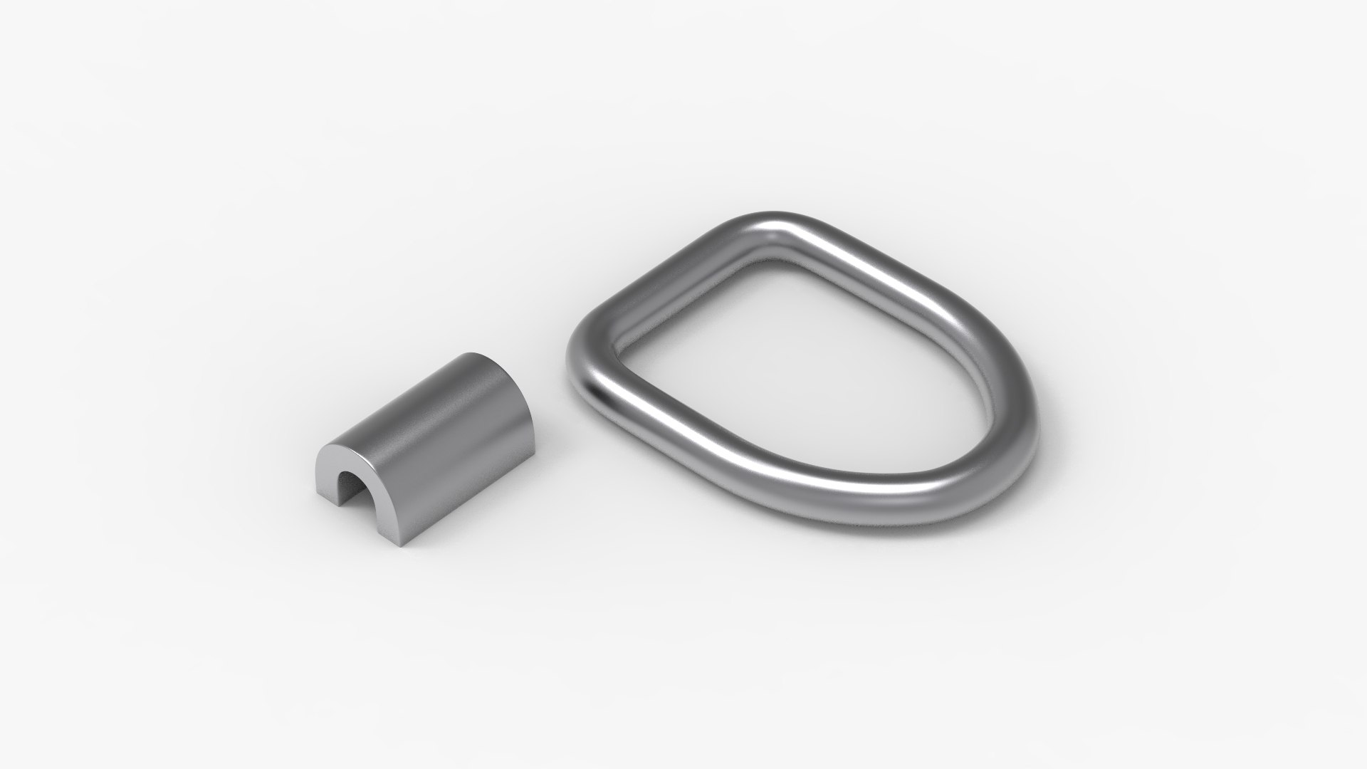 3d Model Duty Tie-down D-ring