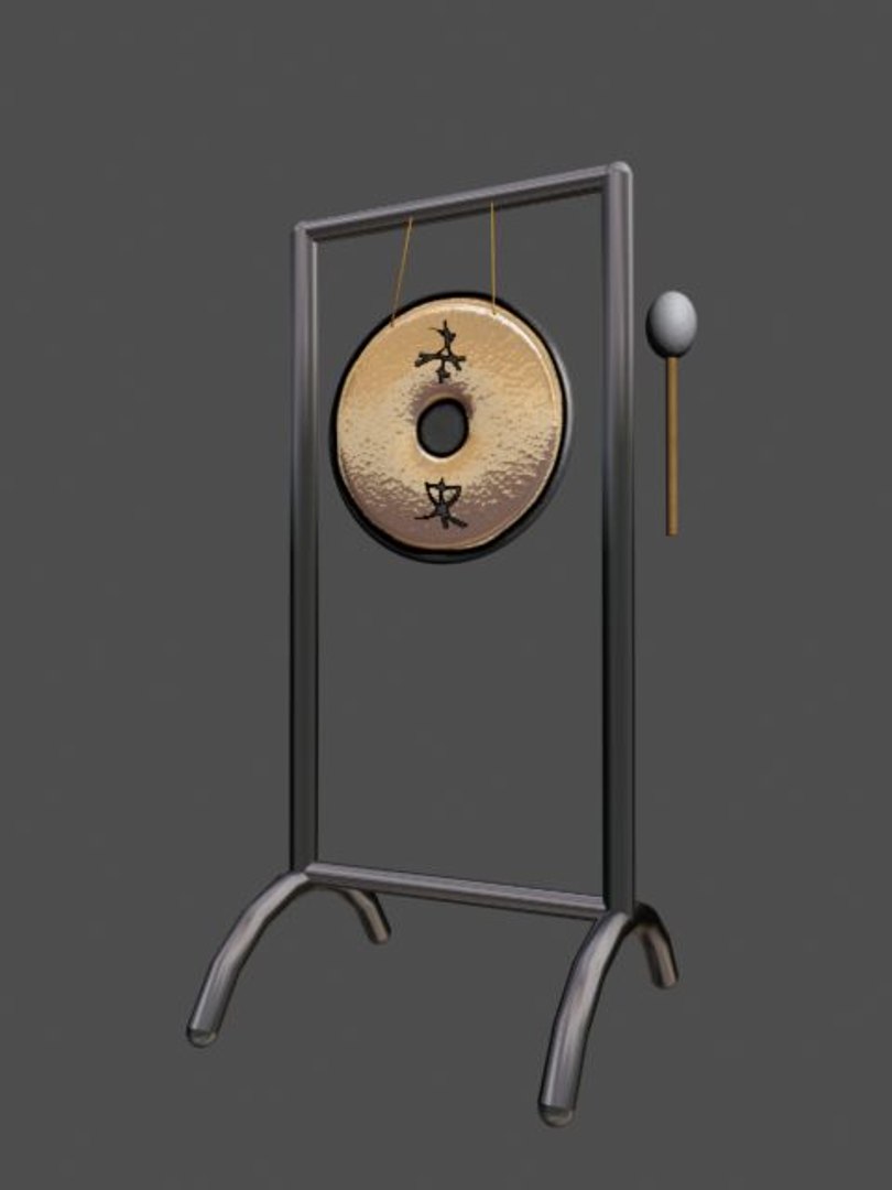 Classic Chinese Gong 3d Model