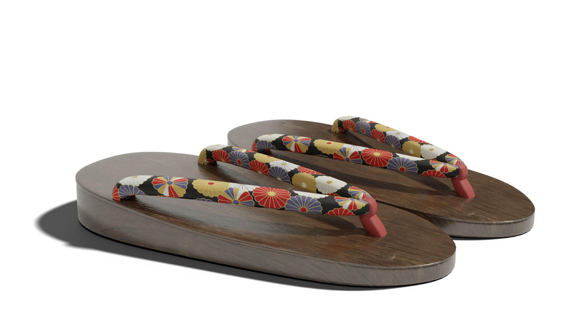 Japanese Parasol And Geta Set 3D Model - TurboSquid 1734806