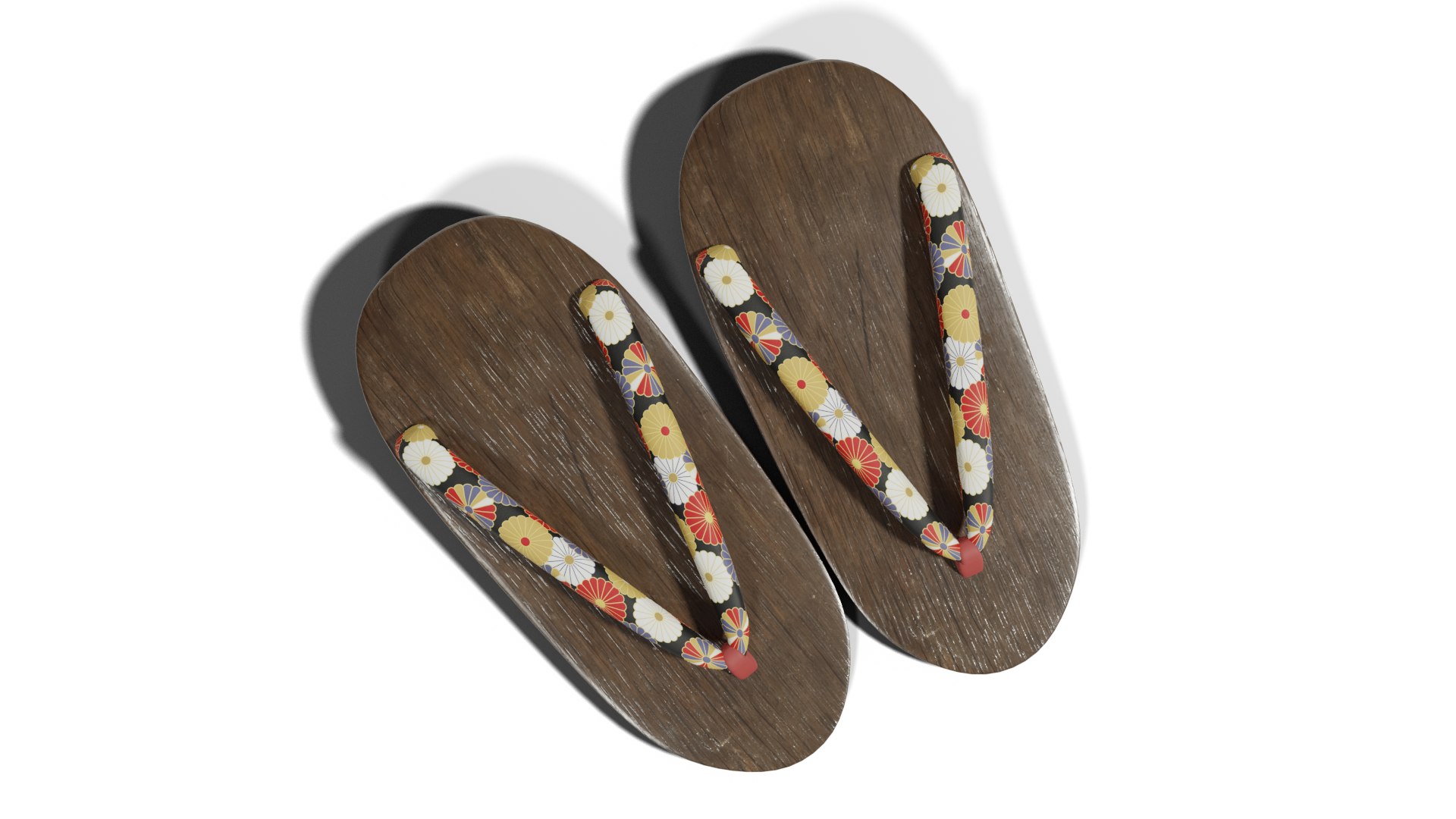 Japanese Parasol And Geta Set 3D Model - TurboSquid 1734806