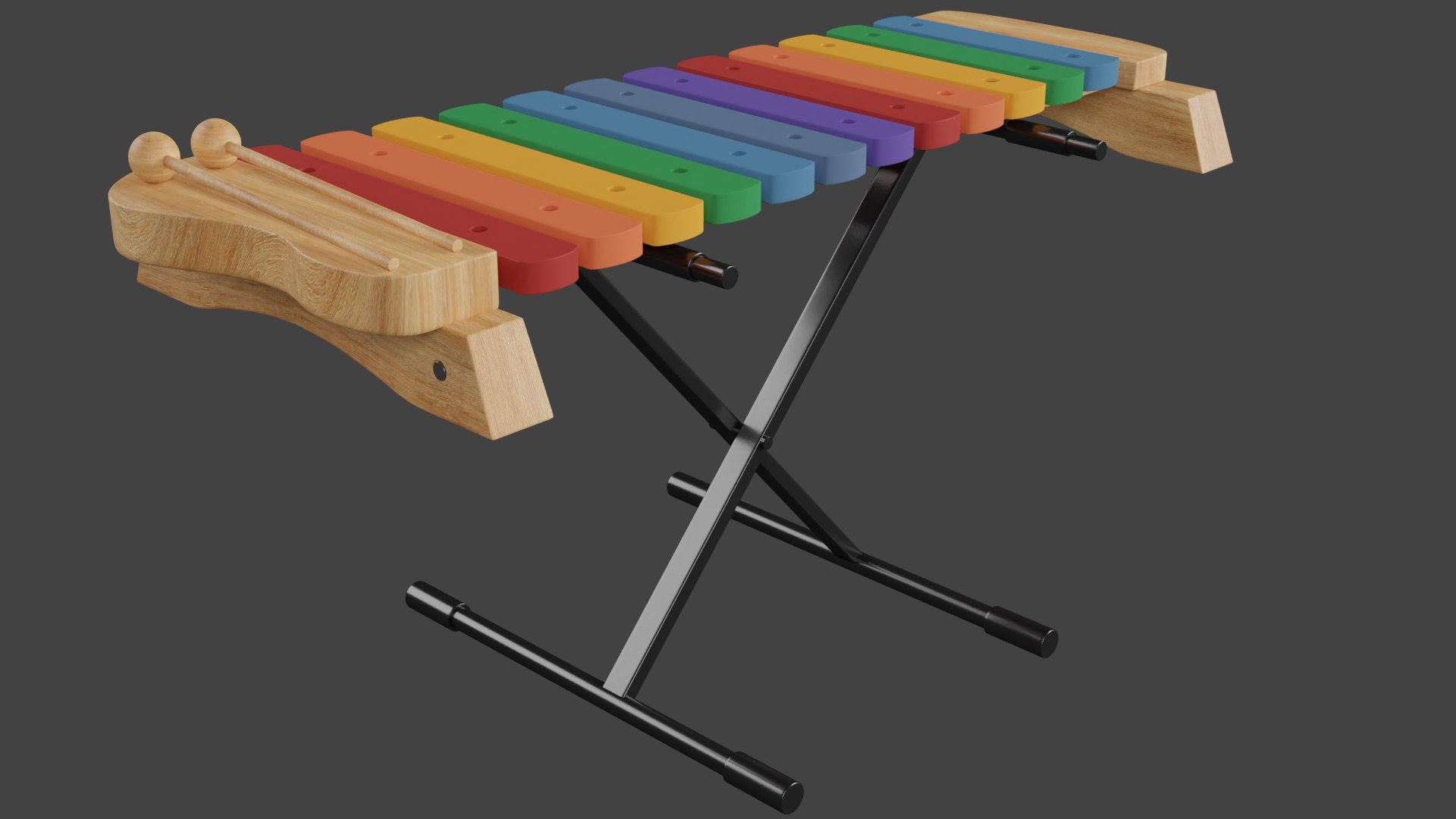 3D Xylophone - TurboSquid 2229014
