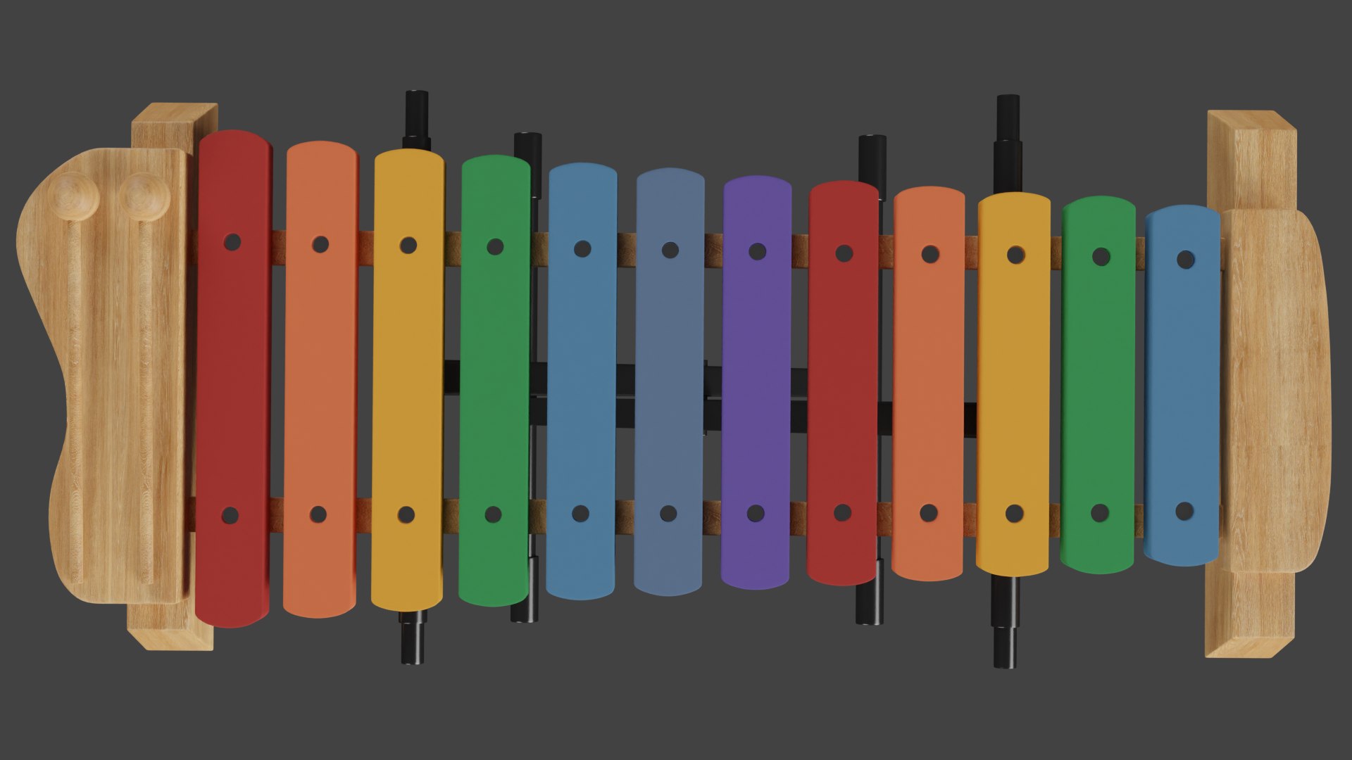 3D Xylophone - TurboSquid 2229014