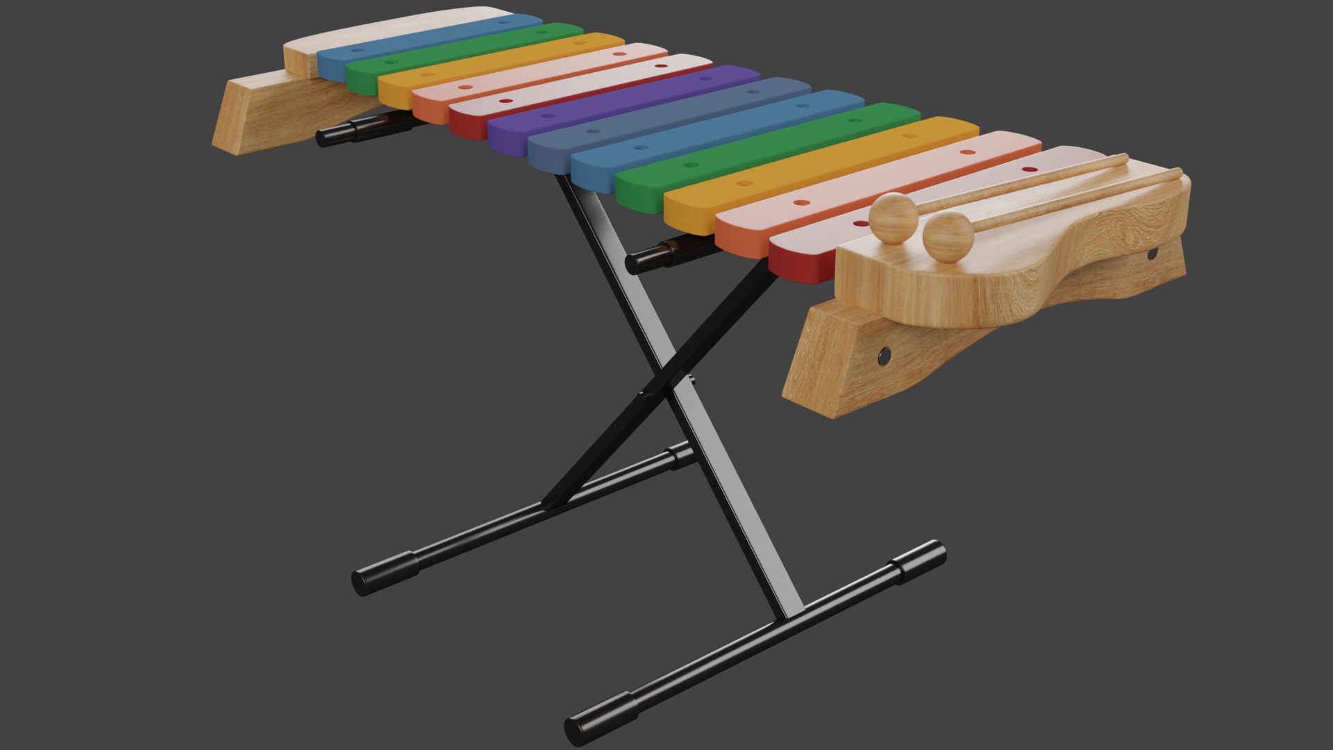 3D Xylophone - TurboSquid 2229014