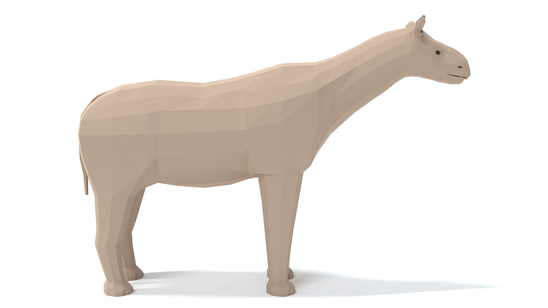Low Poly Cartoon Paraceratherium 3D model - TurboSquid 1846433