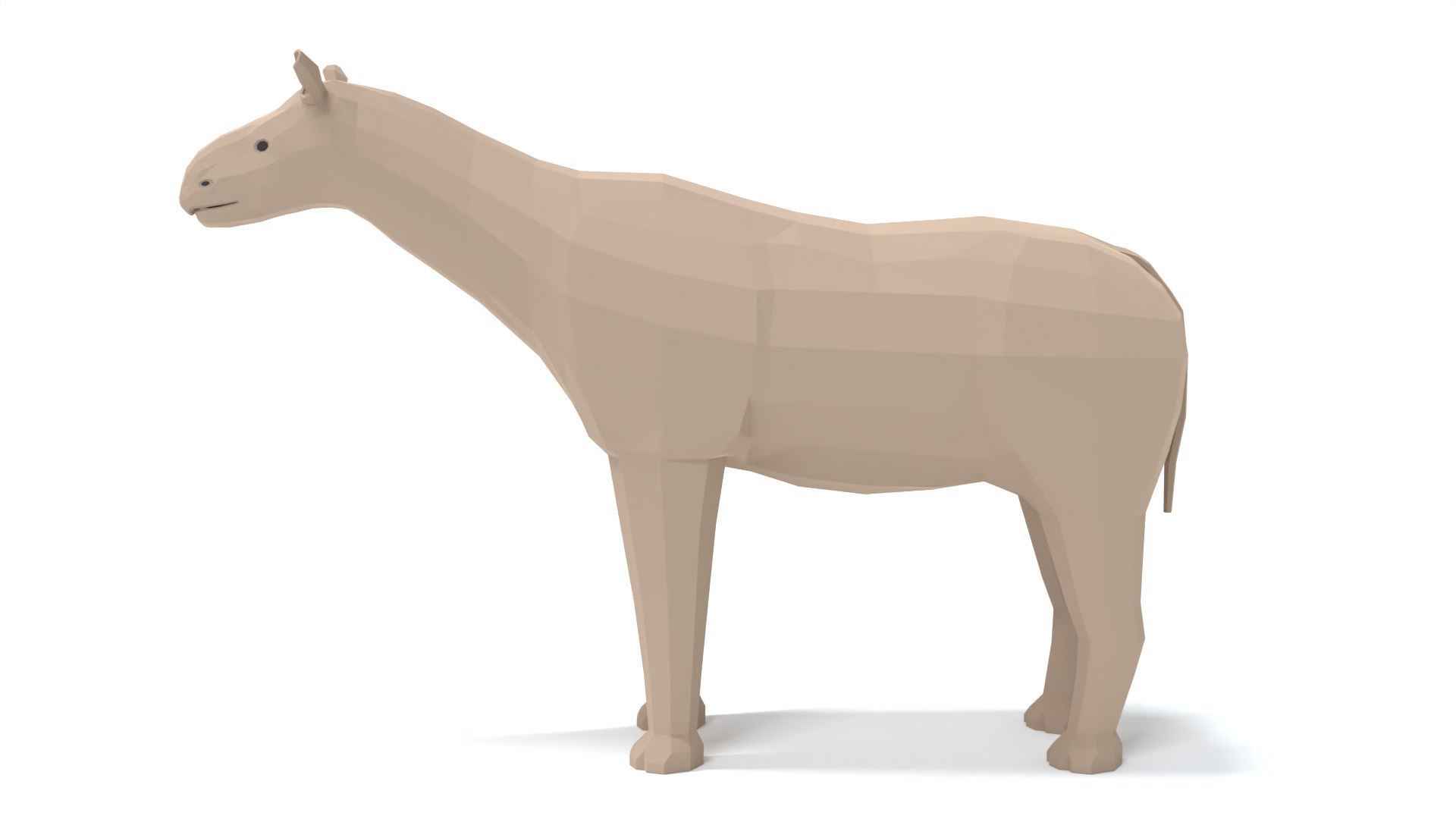 Low Poly Cartoon Paraceratherium 3D model - TurboSquid 1846433