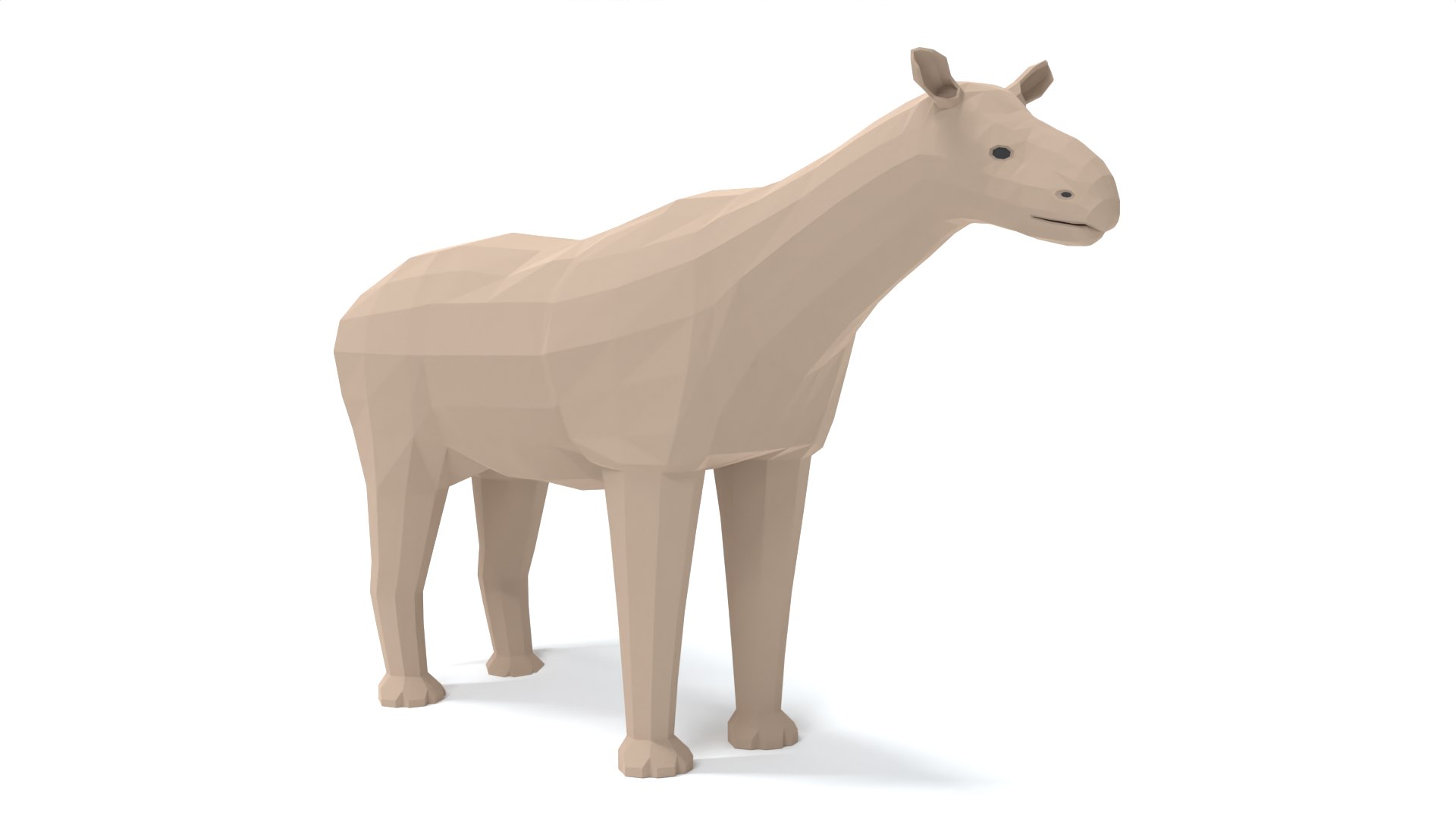 Low Poly Cartoon Paraceratherium 3D model - TurboSquid 1846433