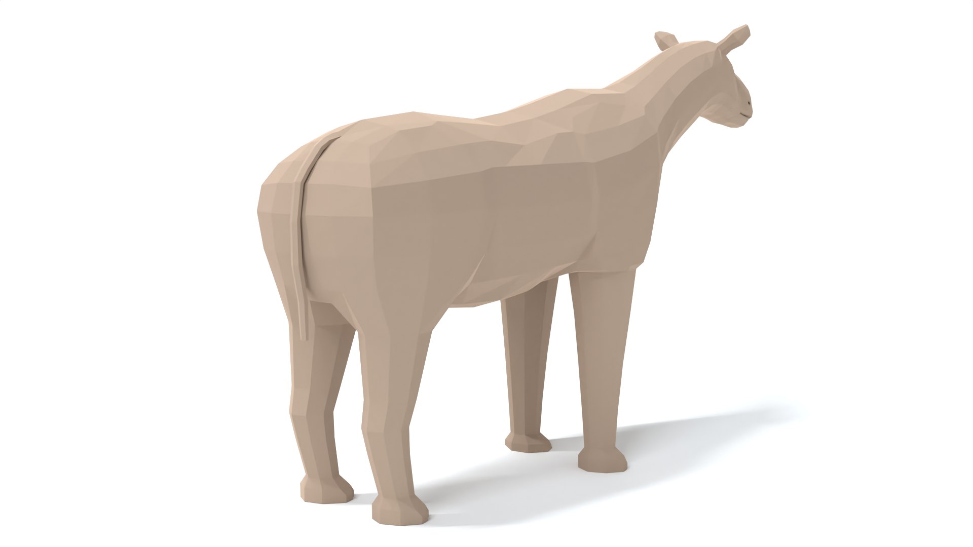 Low Poly Cartoon Paraceratherium 3D model - TurboSquid 1846433