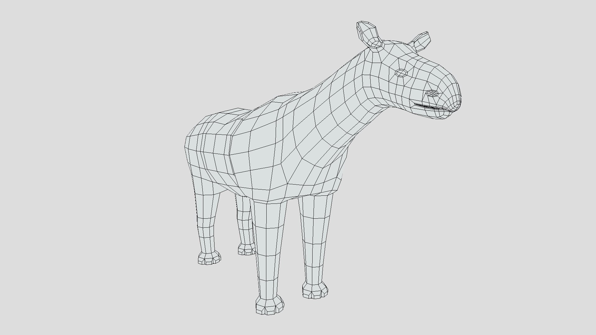 Low Poly Cartoon Paraceratherium 3D model - TurboSquid 1846433