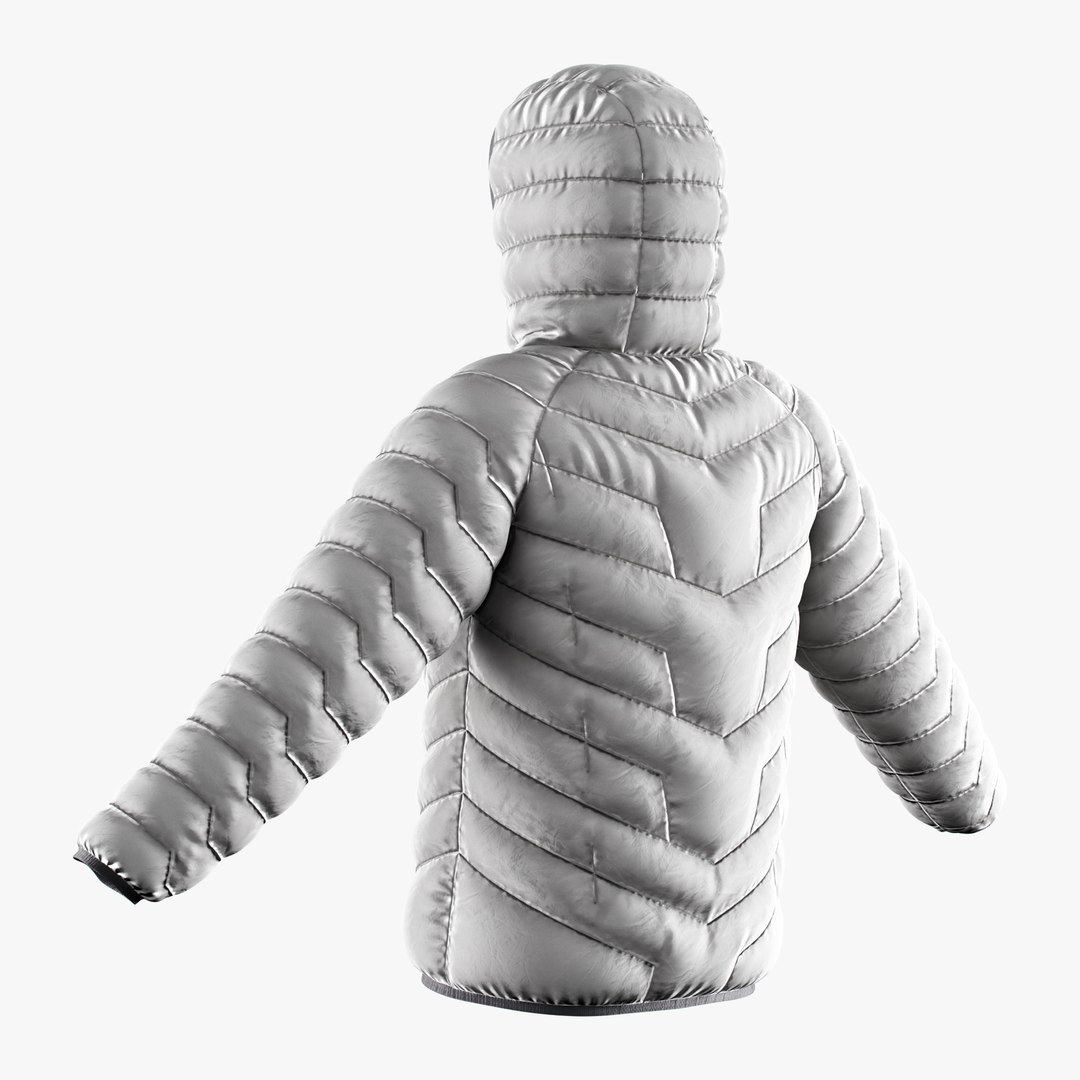 3D Down Jacket Sw Male - TurboSquid 2199716