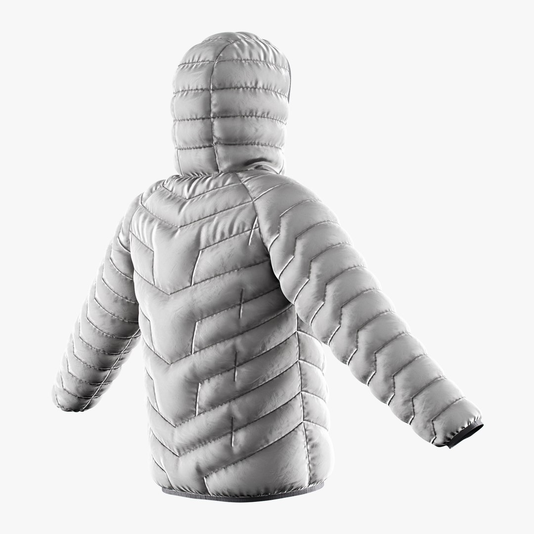 3D Down Jacket Sw Male - TurboSquid 2199716