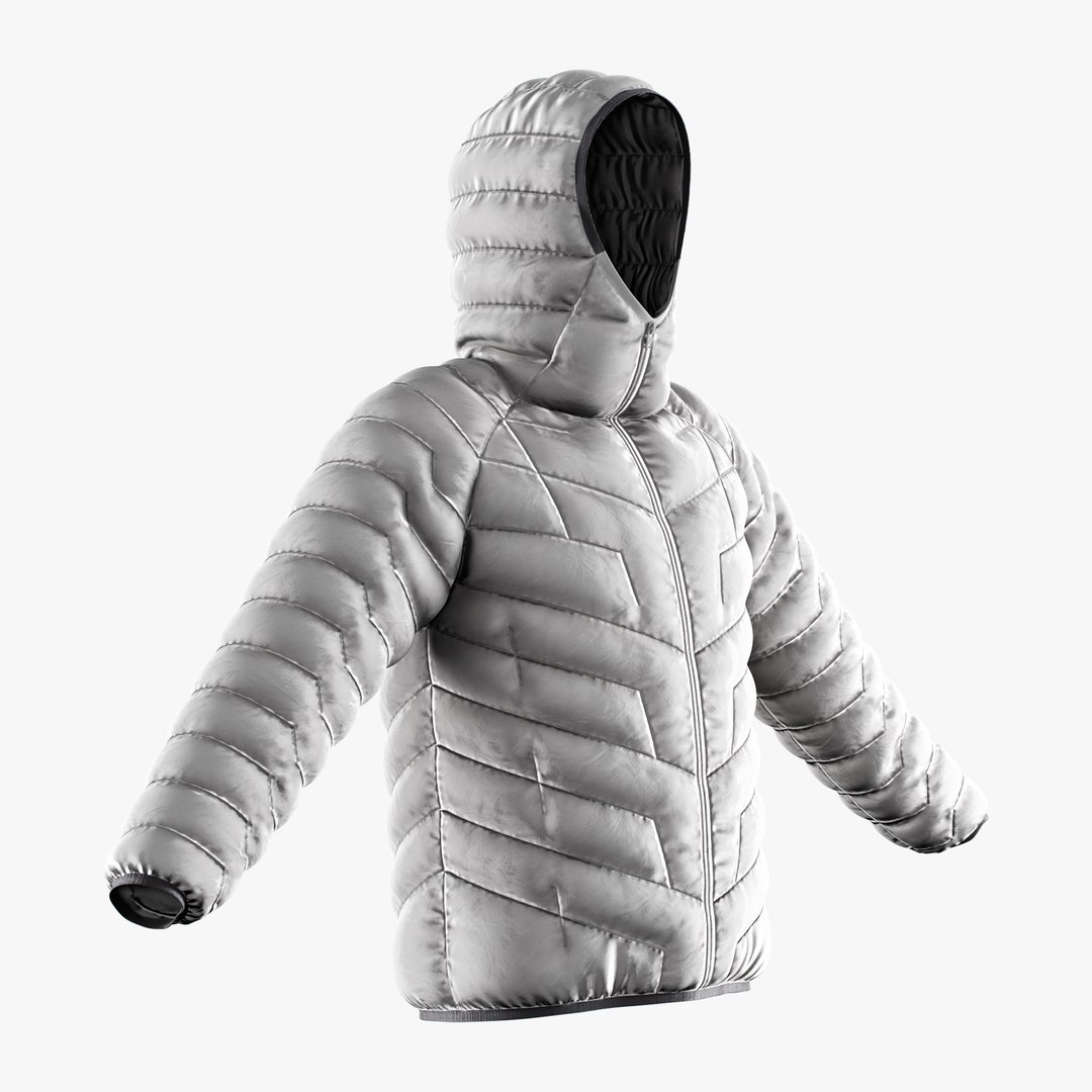 3D Down Jacket Sw Male - TurboSquid 2199716