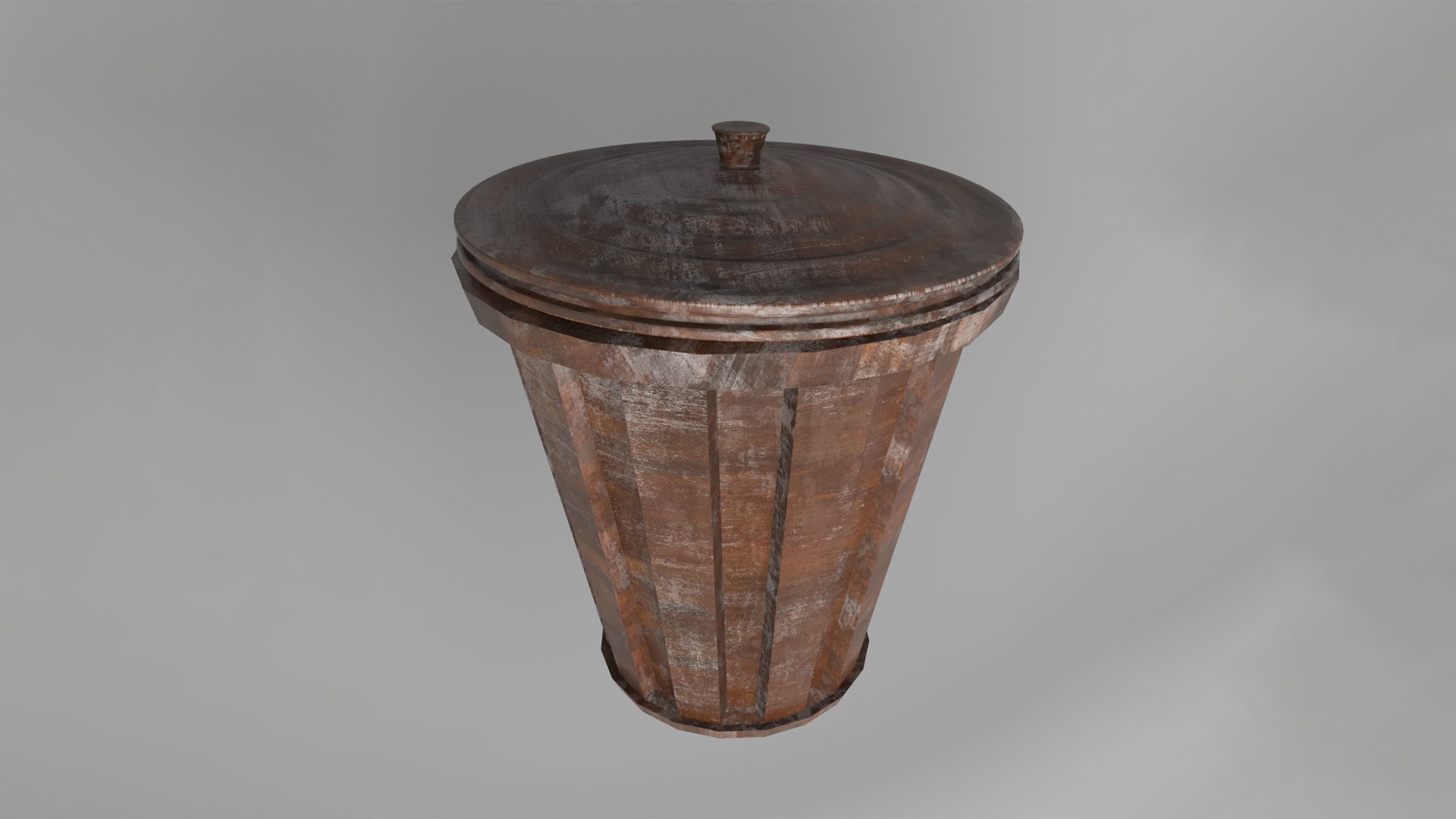 3D Textured Dustbin - TurboSquid 2074799