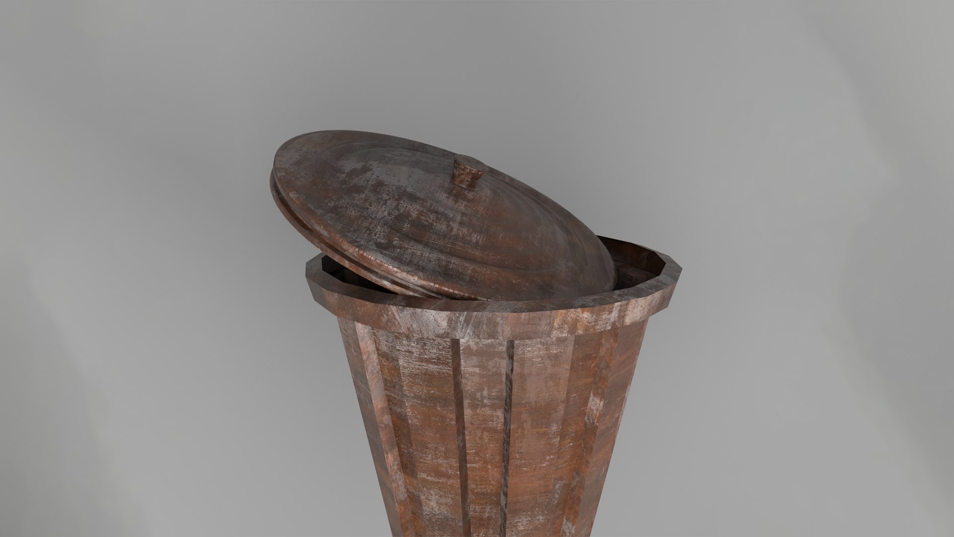 3D Textured Dustbin - TurboSquid 2074799