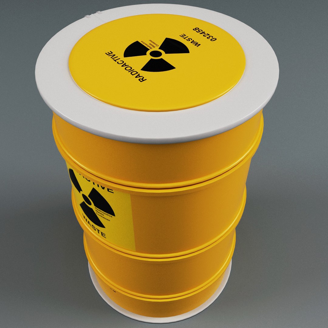 3d model nuclear barrel
