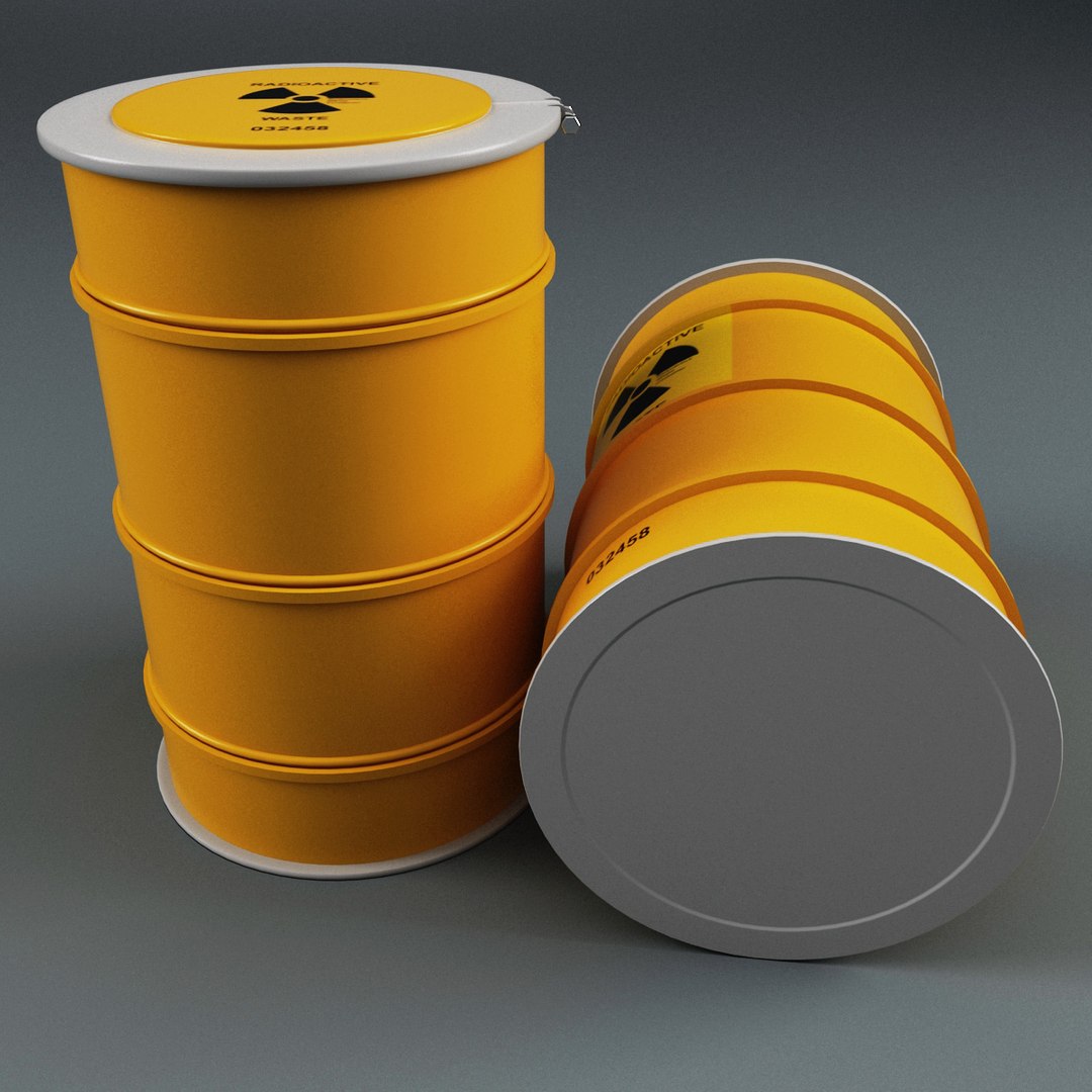 3d model nuclear barrel