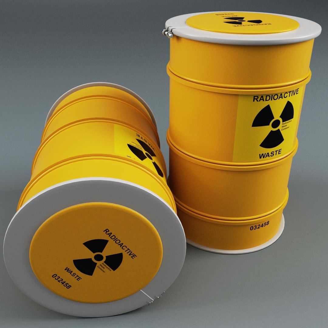 3d model nuclear barrel