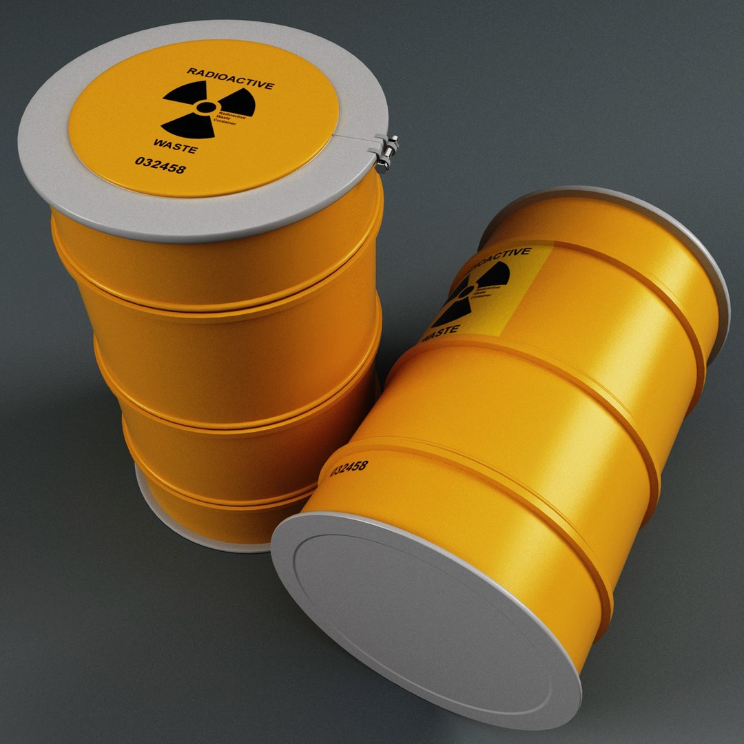 3d model nuclear barrel