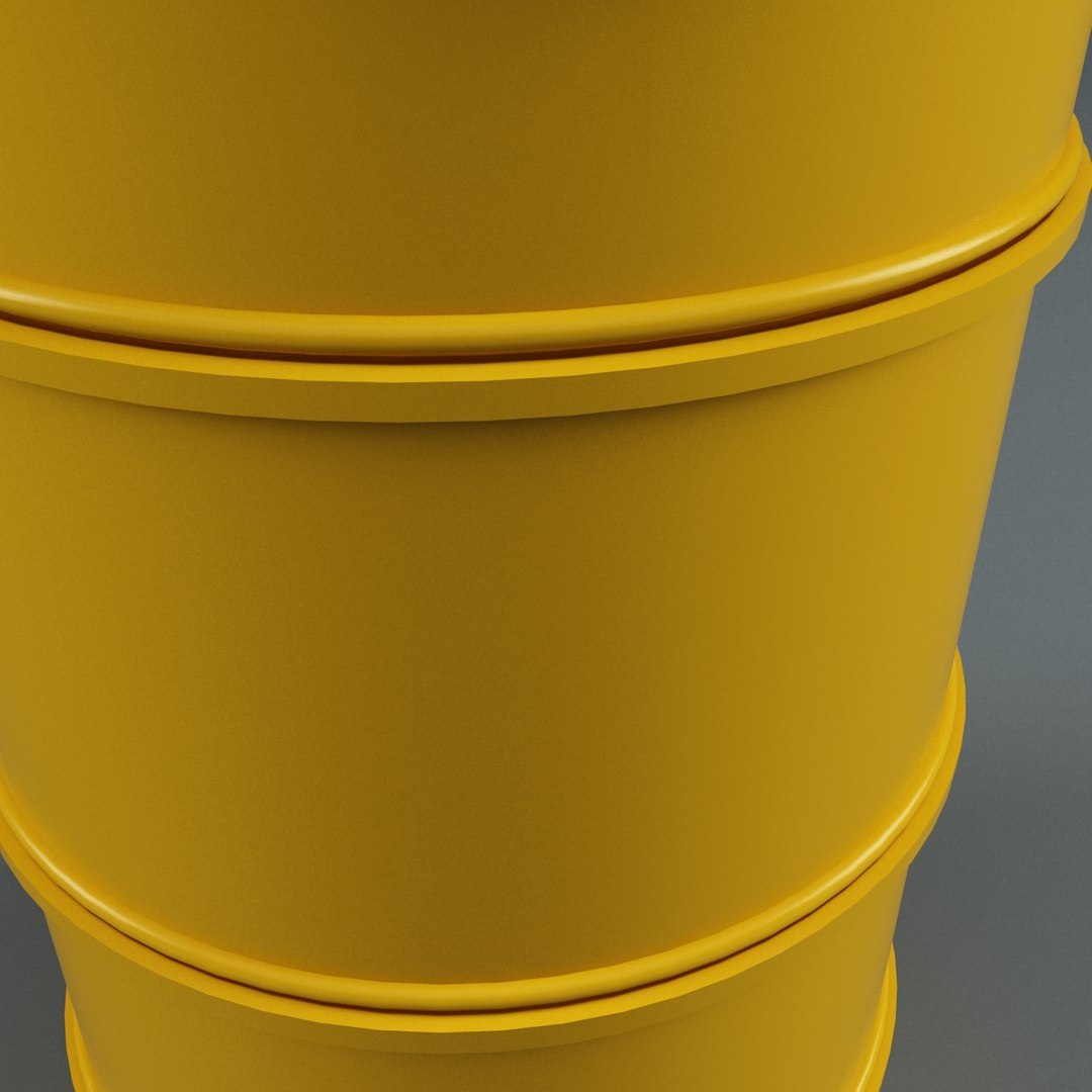3d model nuclear barrel