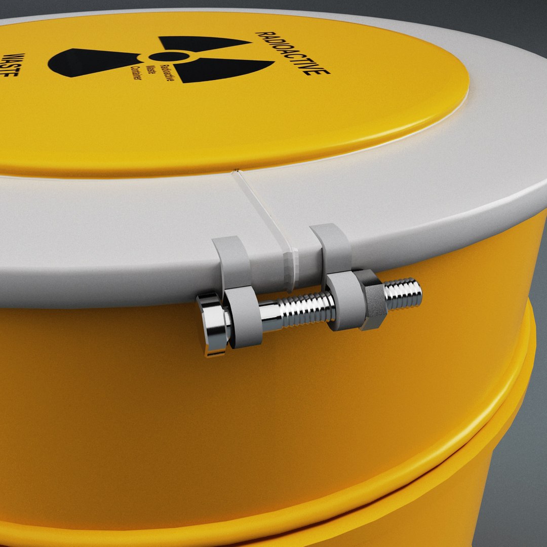 3d model nuclear barrel