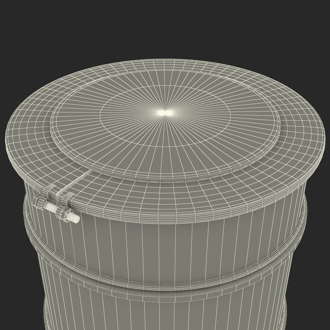 3d model nuclear barrel
