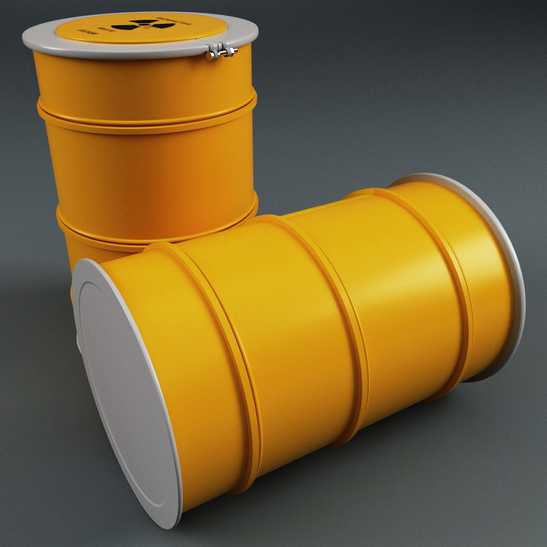 3d model nuclear barrel