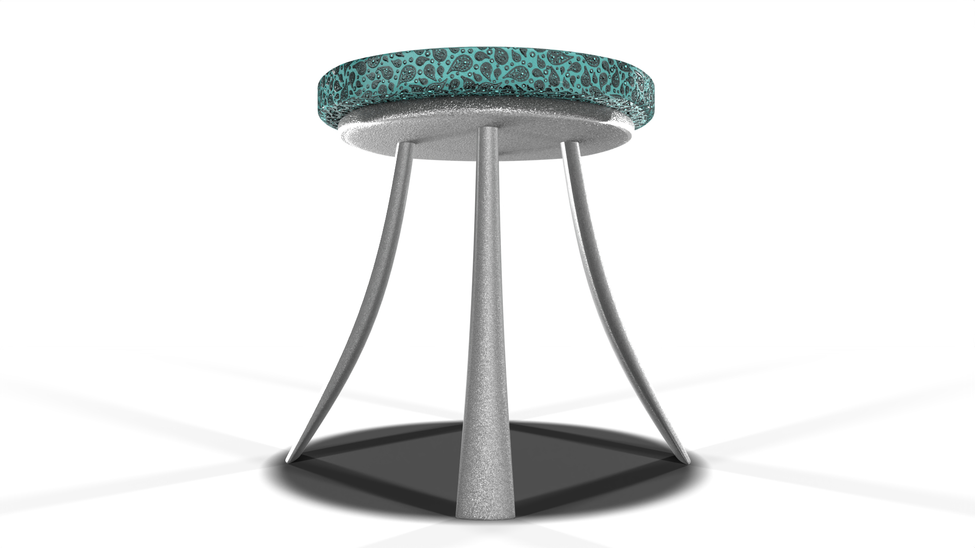 Mid Century Mod Bath Stool Model - TurboSquid 2148014