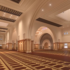 3D Mosque Interior Models - Browse & Download Formats - TurboSquid