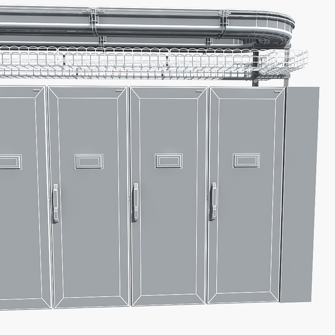 3D Server Cabinet - TurboSquid 1458027